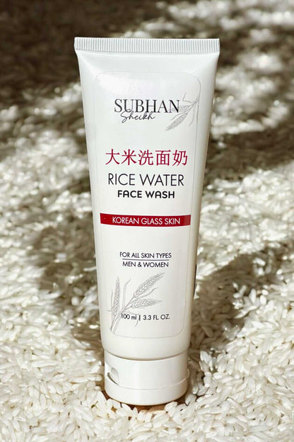 Rice Water Face Wash - For Men & Women – Subhan Sheikh