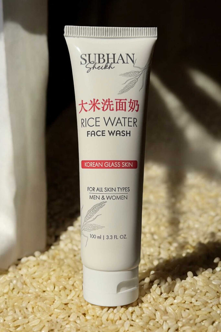 Rice Water Face Wash - For Men & Women – Subhan Sheikh